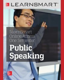 LearnSmart Online Access 1 Semester for Public Speaking
